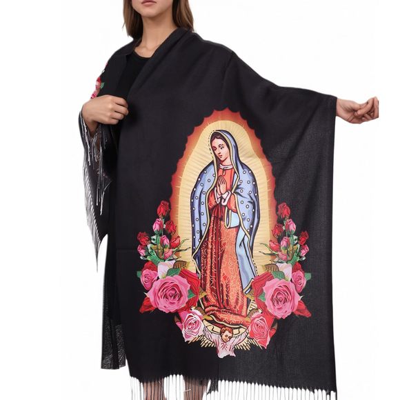 Gеnеrіс | Accessories | Virgin Mary Shawl Wrap For Women Soft Scarf ...